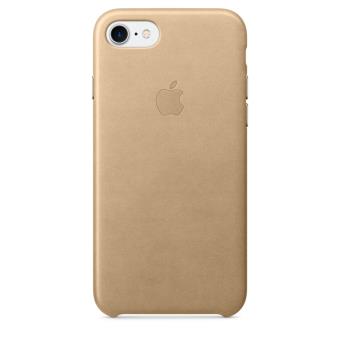 Coque en cuir Apple pour iPhone 7 Fauve - Coque et étui téléphone ...