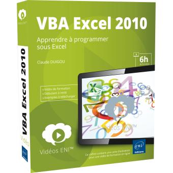 Vidéo VBA Excel 2010 Apprendre à programmer sous Excel - Texte lu (CD ...