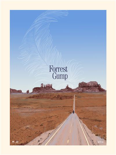 Affiche - Forrest Gump - Desert - Édition Limitée Numérotée - Produits ...