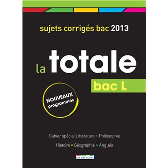 Bac L 2013 Edition 2013 - broché - Collectif - Achat Livre | fnac