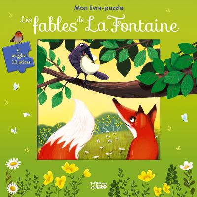 Les fables de La Fontaine Avec 5 puzzles, 12 pièces - cartonné ...