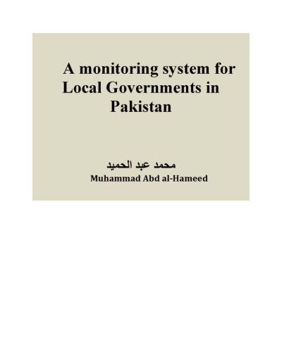 Local Government - A monitoring system for Local Governments in ...