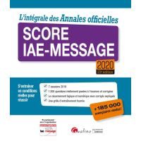 Score Iae-Message – Livres, BD, Ebooks collection Score Iae-Message | fnac