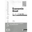 Economie - Droit 2e/1re/Tle Bac Pro Multi'Exos Livre du professeur Livre du professeur, Edition ...