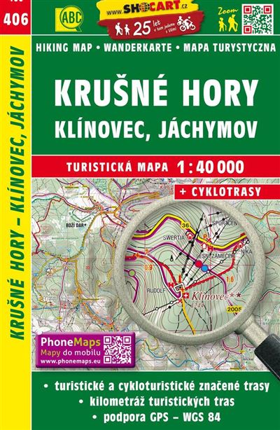 Krusne hory - Klinovec, Jachymov : Turisticke Mapy Cesko 1:40.000 ...
