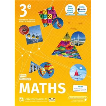 Mathématiques 3ème Manuel élève, édition 2021 - broché - Collectif ...