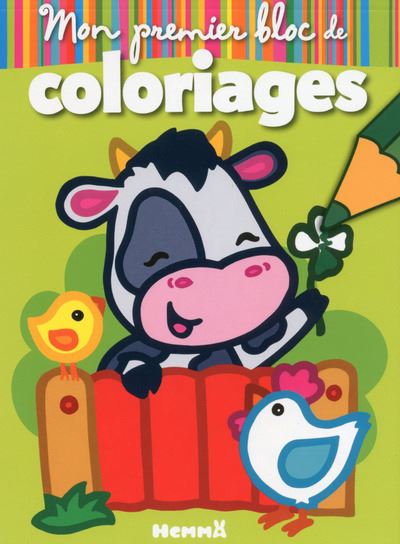 Mon premier bloc de coloriages (Animaux de la ferme) - broché ...