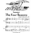 Summer the Four Seasons First Movement Beginner Piano Sheet Music ...