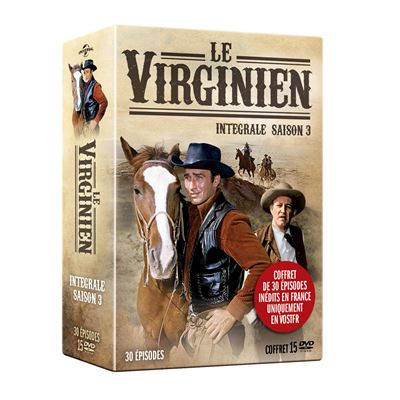 Le Virginien Le Virginien L'intégrale de la Saison 3 DVD - DVD Zone 2 ...