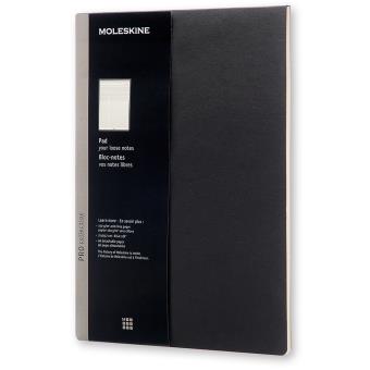 Bloc-notes - Format A4 - Couverture souple noire - Chemise sous-chemise ...