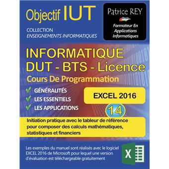 DUT Informatique - EXCEL 2016 (Tome 14) Avec excel 2016 Tome 14 ...