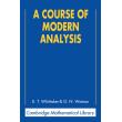 A Course of Modern Analysis - ebook (ePub) - Whittaker,E. T., G.N ...