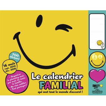 Ma Vie En Smiley - Calendrier familial smiley 2014-2015 - Smileyworld ...