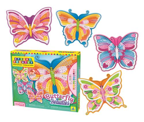 Kit Créatif Sticky Mosaics Butterfly Beauties Orb Factory - Tableau ...