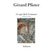 Ce que dit le centaure Favola in musica - broché - Gérard Pfister ...