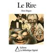 Le rire - ebook (ePub) - Henri Bergson - Achat ebook | fnac