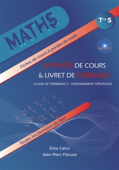 Maths Term S Synthèse de cours et livret de formule Résumé de cours ...
