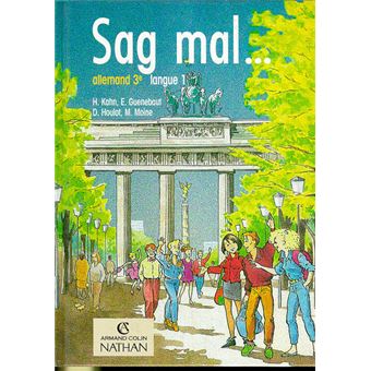 Sag mal 3eme lv1 eleve - broché - EDELTRAUD Guenebaut, DAGMAR Houlot ...