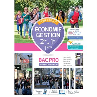 Économie - Gestion 2de/1re/Term Bac Pro - cahier élève - Éd. 2021 - broché - Karim Aouidat ...