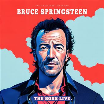 The Boss Live (Radio Broadcast Recording) Vinyle Transparent - Bruce ...