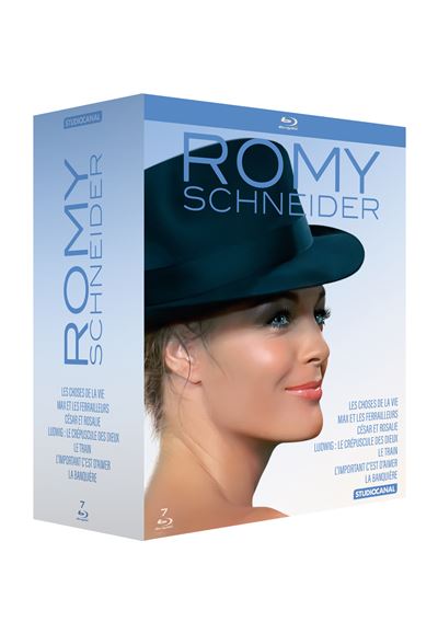 Coffret Romy Schneider Blu-ray - Blu-ray - Claude Sautet - Luchino ...
