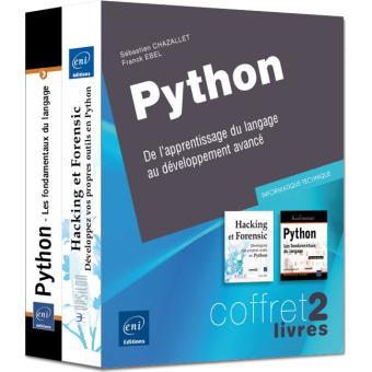 Python De l'apprentissage du language au développement avancé - Coffret ...