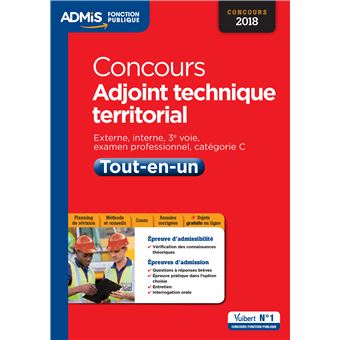 Concours Adjoint technique territorial - Catégorie C - Tout-en-un ...
