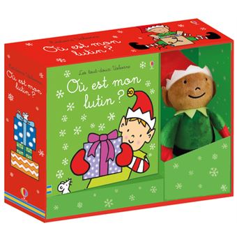 Coffret Où est mon lutin ? avec peluche - Les tout-doux Usborne - Boîte ...