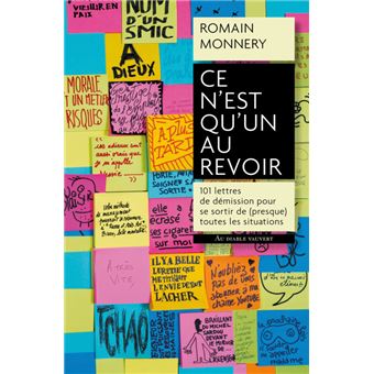 Ce n'est qu'un au revoir - broché - Romain Monnery - Achat Livre ou ...