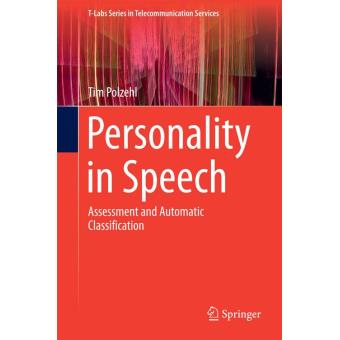 Personality in speech - relié - Tim Polzehl - Achat Livre ou ebook | fnac