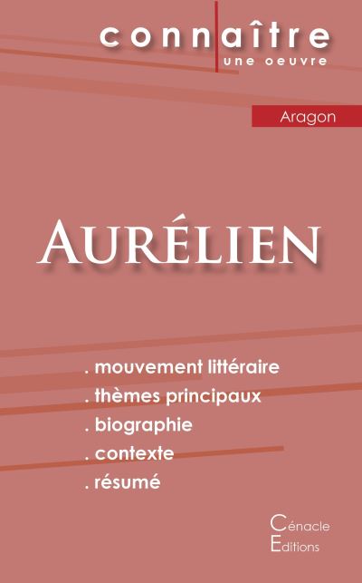Fiche de lecture Aurélien de Louis Aragon (Analyse littéraire de ...