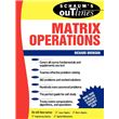 Schaum's Outline of Matrix Operations - Poche - Richard Bronson - Achat ...