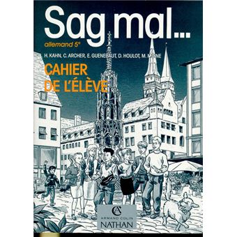 Sag mal 5e cah activites 1994 - broché - EDELTRAUD Guenebaut, Claire ...