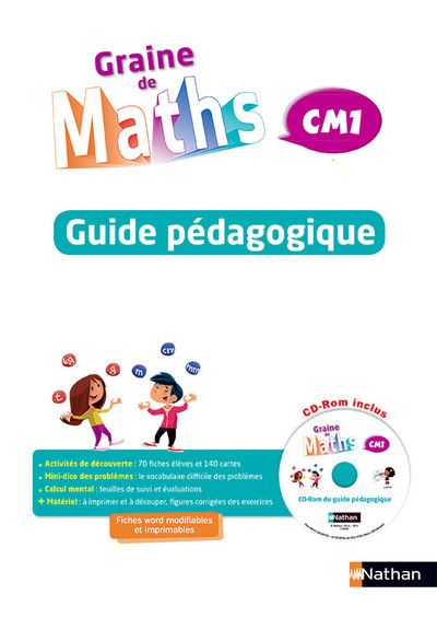 Graine de Maths - Guide du Maître CM1 Guide pédagogique, Livres avec 1 ...