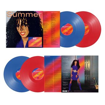 Donna Summer 40th Anniversary Edition Vinyle Bleu Et Rouge : Vinyle ...