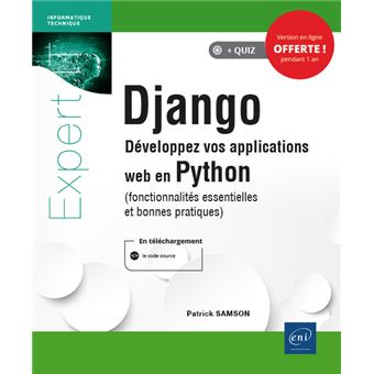 Django Développez vos applications web en Python (fonctionnalités ...