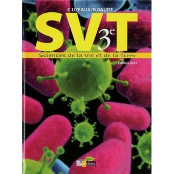 Sciences et vie de la terre 3e manuel - petit format 2012 Livre de l ...