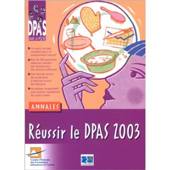 Reussir le dpas 2003 Edition 2003 - broché - CEFIEC - Achat Livre | fnac
