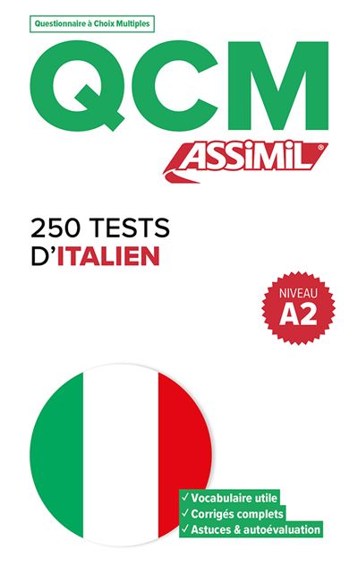 QCM 300 tests d'italien Niveau A2 - broché - Federico Benedetti - Achat ...