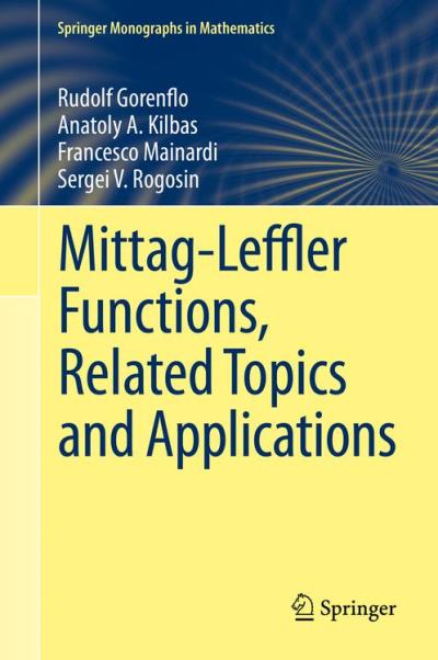 Mittag-leffler functions - relié - Rudolf Gorenflo - Achat Livre ou ebook | fnac