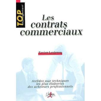 Les contrats commerciaux - broché - Xavier Leclercq - Achat Livre | fnac