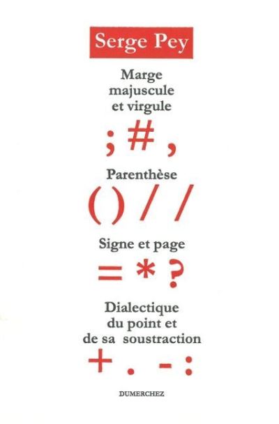 Marge,Majuscule,Virgule,Parenthese,Signe et Page Dialectique du Point ...