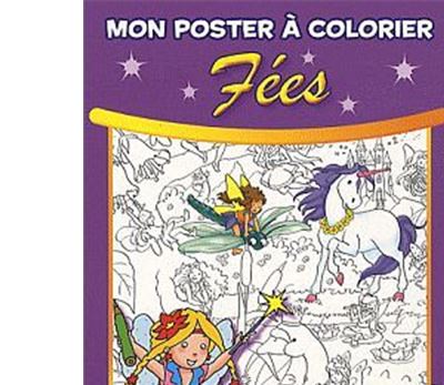 Les fées Poster à colorier - broché - Collectif - Achat Livre | fnac