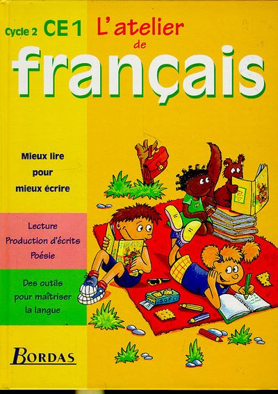 Atelier de francais cycle 2 ce1 livre de l'eleve cycle 2 CE1 ...