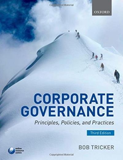 Corporate governance Principles, policies and practices - Poche - Bob ...
