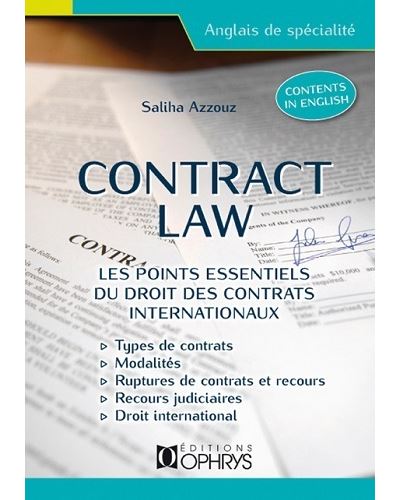 Contract law - Les points essentiels du droit des contrats ...