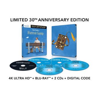 Forrest Gump Édition Anniversaire Steelbook Blu-ray 4K Ultra HD - Robert Zemeckis - Blu-ray 4K ...