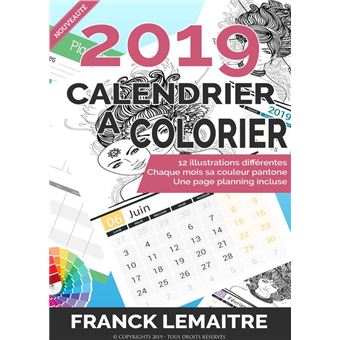 Calendrier 2019 à colorier Thème les signes du zodiaque - Imprimez vos ...