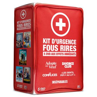 Kit d'urgence Fous rires - Coffret 5 films aux Effets immédiats DVD - DVD Zone 2 - Emmanuel ...