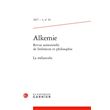 Alkemie La mélancolie 2017 - broché - Mihaela-Gentiana Stanisor, Razvan ...